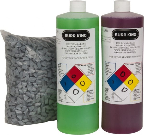 Burr King Ceramic Carrier, Ceramic Abrasive, Triangle Shaped Polishing ...