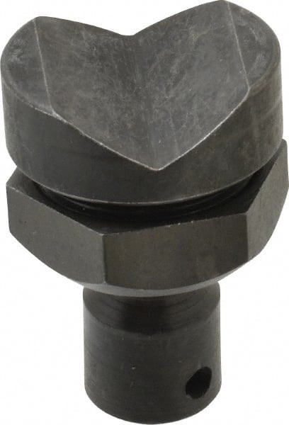 Bessey 1 Piece, Plastic Cap Pivoting V-Groove Clamp Pad 35° Pivot Angle ...