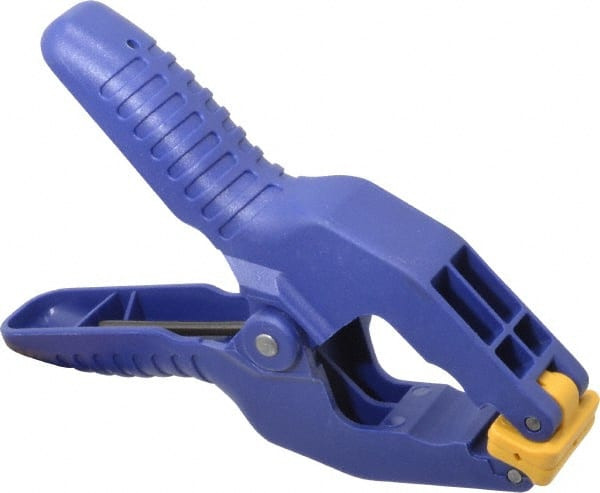 IRWIN 2" Jaw Opening Capacity, 2" Throat Depth, Spring Clamp Resin Body ...