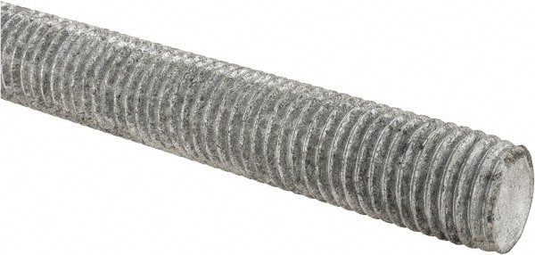 Made in USA 7/8-9 x 6 ft. Low Carbon Steel Threaded Rod Right Hand ...
