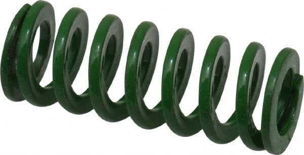 Danly 1/2" Hole Diam, 9/32" Rod Diam, 1-1/4" Free Length, Green Die ...