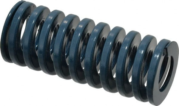 Danly 1-1/4" Hole Diam, 5/8" Rod Diam, 3" Free Length, Blue Die Spring ...