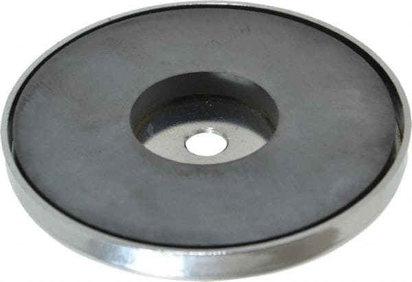 Mag-Mate 95 Lb Max Pull Force, 1/2" Overall Height, 4.9" Diam, Ceramic ...