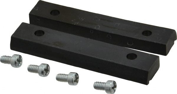 Panavise 2-1/2" Wide x 1/2" High x 1/4" Thick, V-Groove Vise Jaw Nylon ...