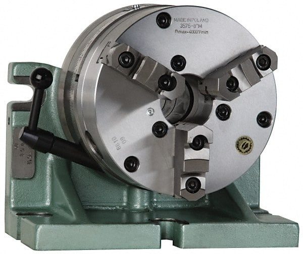 Bison 360 Position, 12-1/2" Chuck, Super Indexing Spacer 9.84" High ...