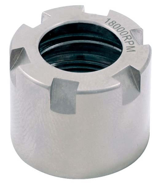 Precise M-Type Mini ER-16 Collet Chuck Nut, Thread M19 X 1.0 - 3900 ...