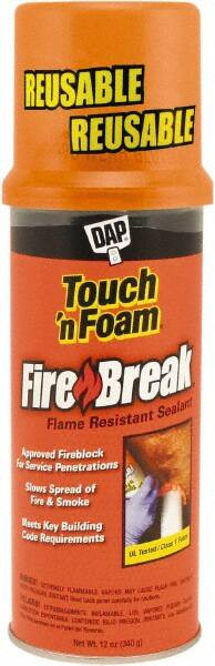 DAP 12 oz Aerosol Orange Polyurethane Fire Barrier Foam 10 to 25 min ...