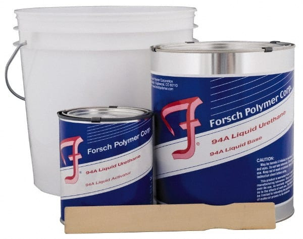 Forsch Polymer Corp. 10 Lb Kit Tan Polyurethane Castable Rubber 100°F ...