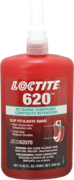Loctite 250 mL Bottle, Green, Medium Strength Liquid Retaining Compound ...