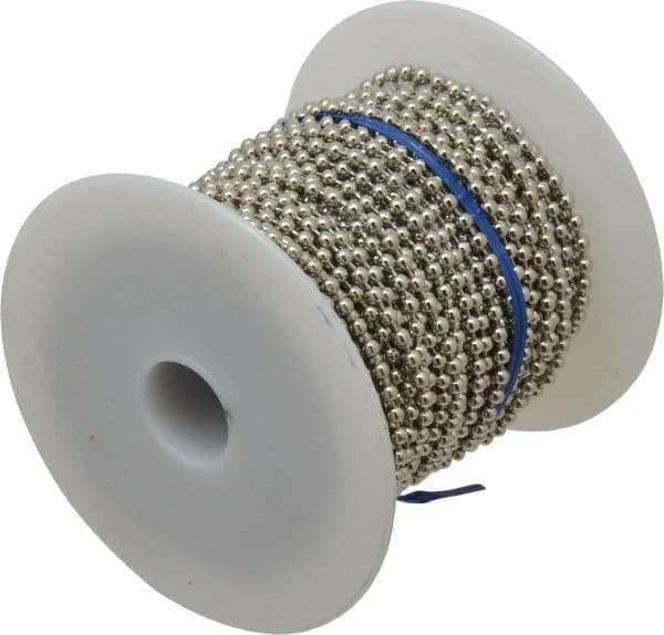 Made in USA Number 6 Trade Size Brass Ball Chain 0.127 Inch Ball ...