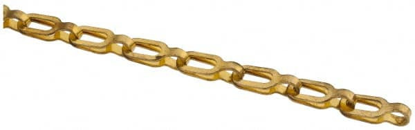 Made in USA 0.023" Diam Brass Plumbers Safety Chain 30 Lb Load Limit ...