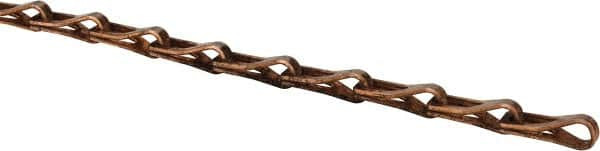 Made in USA 0.035" Diam Steel Sash Chain 75 Lb Load Limit, #8, Copper ...