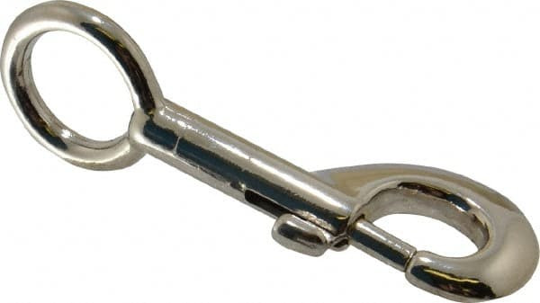 Value Collection 3-1/2" Long Oval Fixed Eye Bolt Snap Zinc Alloy with 5 ...