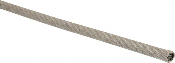 Lift-All 1/4" x 3/16" Diam, Coated Aircraft Cable Wire 4,200 Lb ...