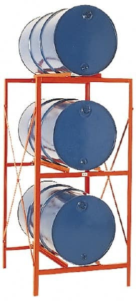 Made in USA 30 & 55 Gal Drum Storage Rack 3,200 Lb Capacity, For 4 ...