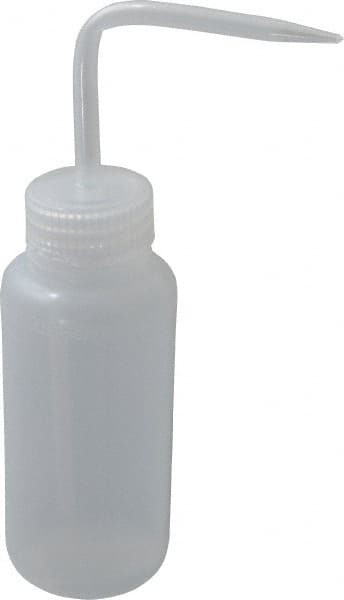SP Bel-Art 8 oz Wide-Mouth Bottle Polyethylene, Translucent, 43mm Cap ...