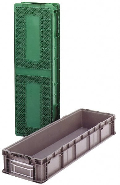 ORBIS 40 Lb Load Capacity Green Polyethylene Tote Container Stacking ...