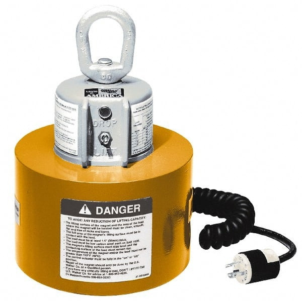 Walker Magnetics 1,200 Lb Load Capacity, Electric Powered Lift Magnet ...