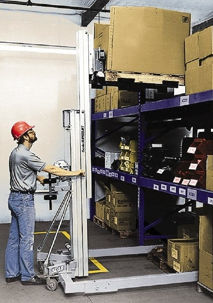 Made in USA 1,000 Lb Capacity, Straddle Base Manually Operated Lift ...