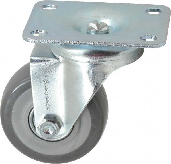 Shepherd Caster 3" Diam x 1-1/4" Wide x 4-1/4" OAH Top Plate Mount ...