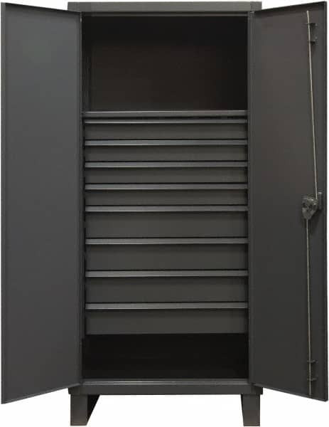 Durham 1 Shelf Locking Storage Cabinet Steel, 36" Wide x 24" Deep x 78 ...