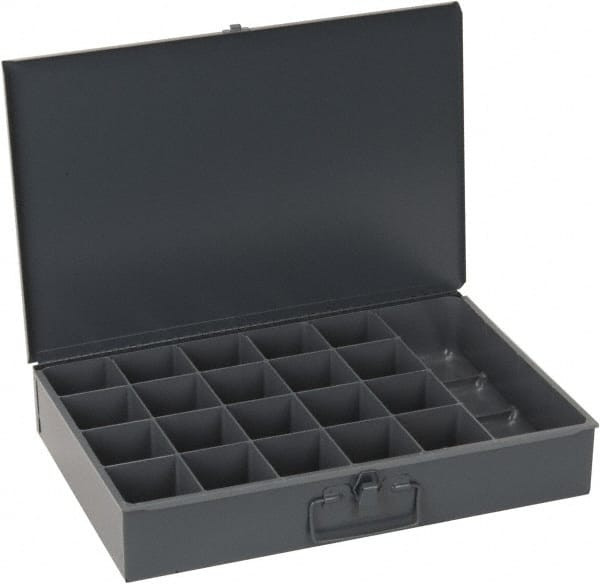 Durham 21 Compartment Small Steel Storage Drawer 18 Inches Wide x 12 ...