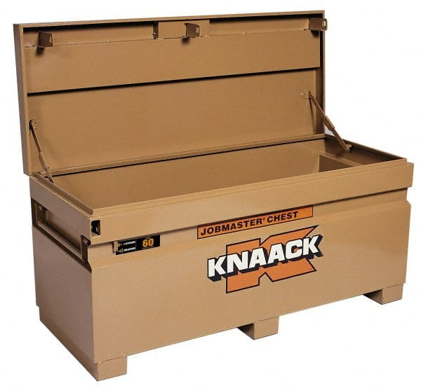 Knaack 60" Wide x 24" Deep x 28-1/2" High Job Site Box Steel, Tan 60 ...