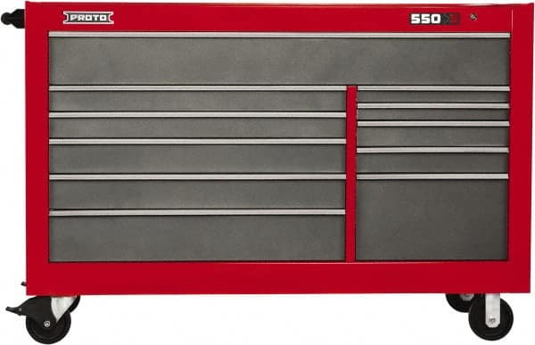 Proto 35,917 Lb Capacity, 11 Drawer Mobile Workstation 66" Wide x 27 ...