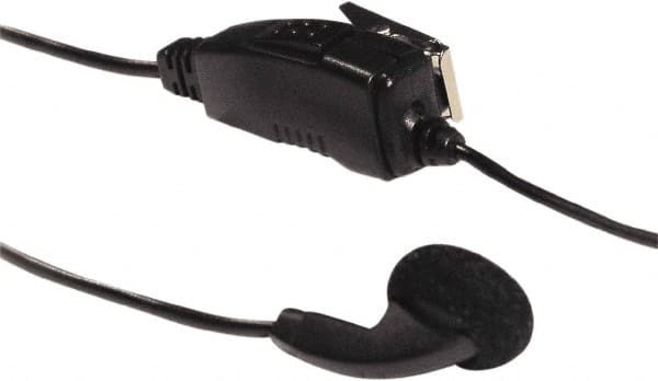 Kenwood Ear Bud, Push to Talk Microphone Clip Mic with Earphone Black ...