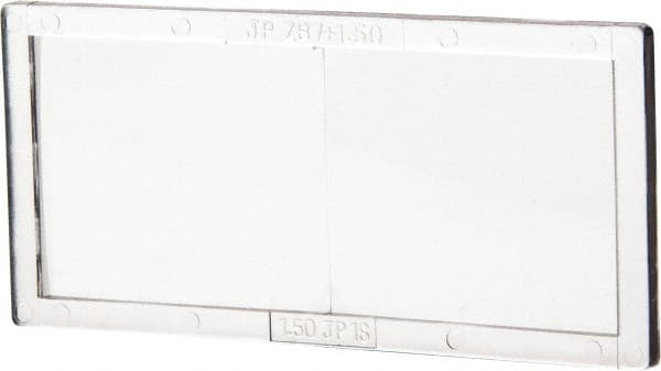Jackson Safety 4-1/4" Wide x 2" High, Plastic Magnifier Plate Clear ...