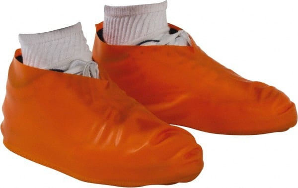 PRO-SAFE Pack of 100 Pairs Size XL, Latex, Non-Skid Boot Covers Orange ...