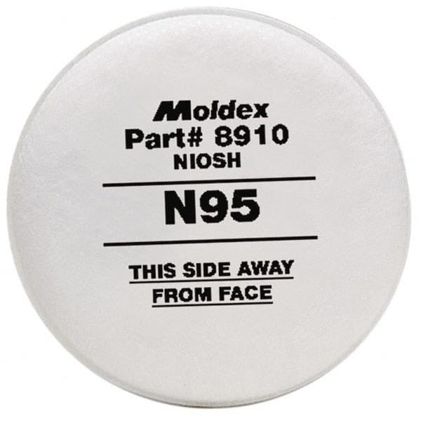 Moldex Pack of (5) White N95 Filter Disks Protects Against Particulates ...