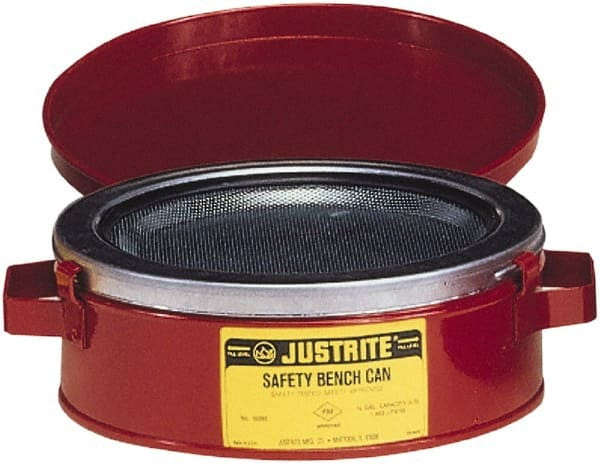 Justrite Safety Bench Cans & Dip/Wash Tanks, Type: Bench Can, Capacity ...