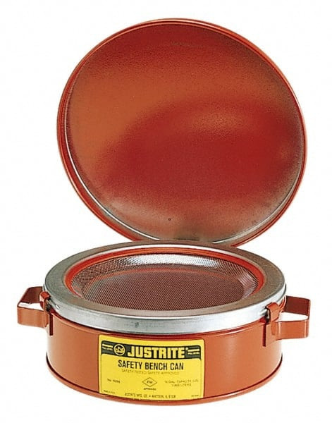 Justrite Safety Bench Cans & Dip/Wash Tanks, Type: Bench Can, Capacity ...