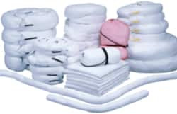 PRO-SAFE 10 Qty 1 Pack 24" Long x 18" Wide x 3" High Sorbent Pillow Oil ...