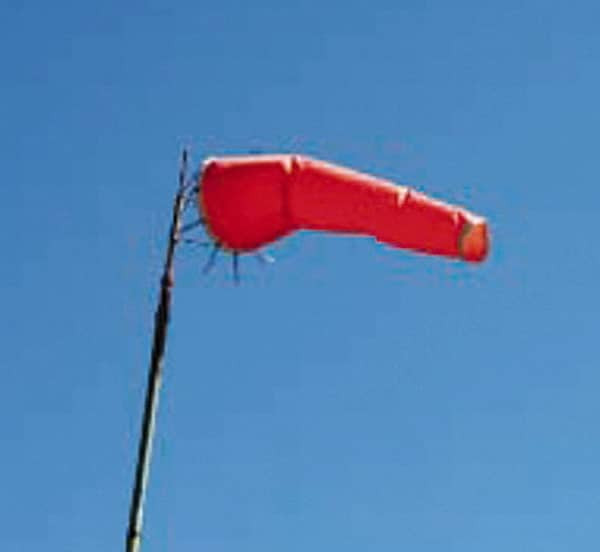 AccuformNMC Vinyl Coated Fabric Wind Sock 18 Inch Inlet Diameter, 96 ...