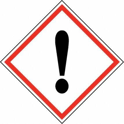AccuformNMC Hazardous Materials Label, Header: Harmful Irritant Warning ...