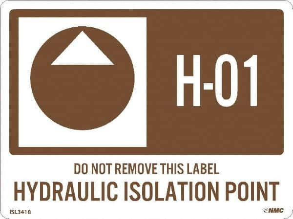 AccuformNMC Pack of 10 Energy Isolation Labels Legend: H - 01 THRU H ...