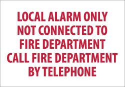 AccuformNMC Local Alarm Only - Not Connected to Fire Department - Call ...