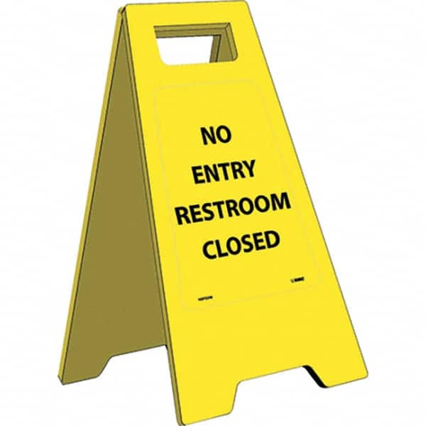 AccuformNMC No Entry - Restroom Closed, 10-3/4" Wide x 24-5/8" High ...