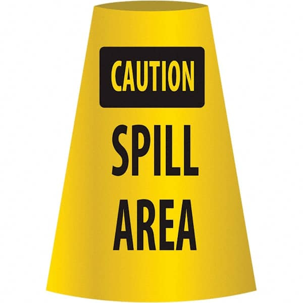 NMC Caution - Spill Area, 21-3/4" Wide x 11" High, Polyethylene Floor ...
