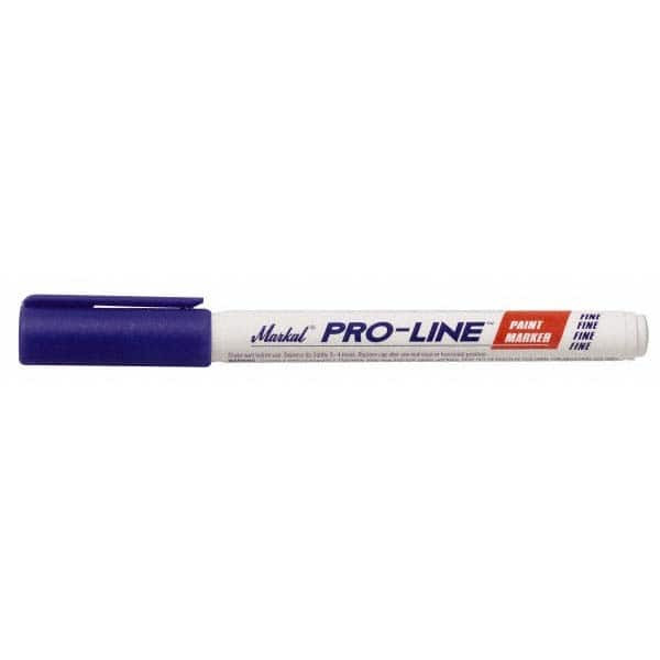 Markal Blue Liquid Enamel-Based Paint Marker Fine Tip, Alcohol Base Ink ...
