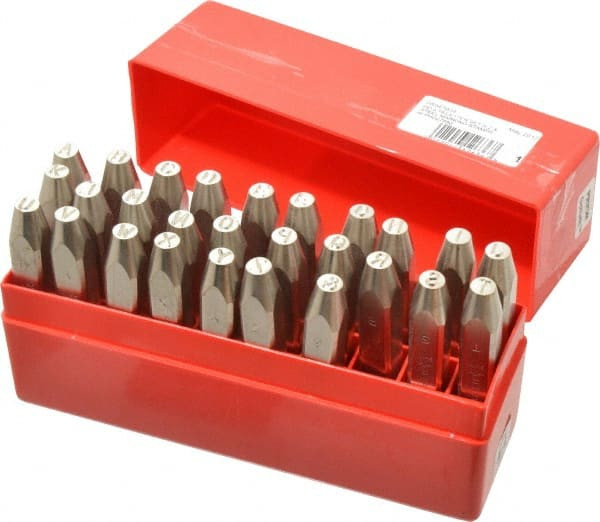 Pryor 27 Piece, 3/16" Character Steel Stamp Set Letters, Top Import ...