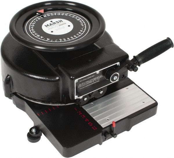 Made in USA 4 Line, 1/2 Inch Character, Manual Stencil Machine 23 ...
