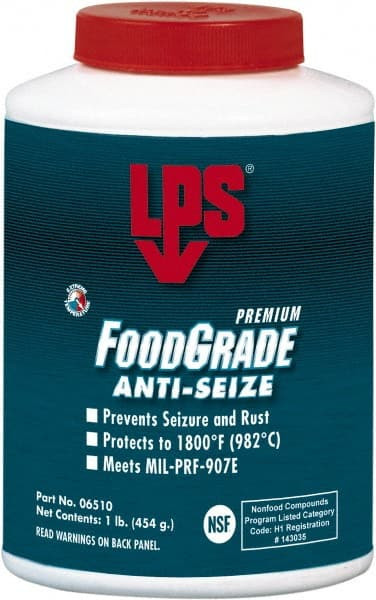 LPS Labs 1 Lb Brush Top Food Grade Anti-Seize Lubricant Metal Free ...