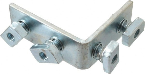 Cooper B-Line Zinc Plated Carbon Steel 90° Preassembled Strut Fitting 1 ...