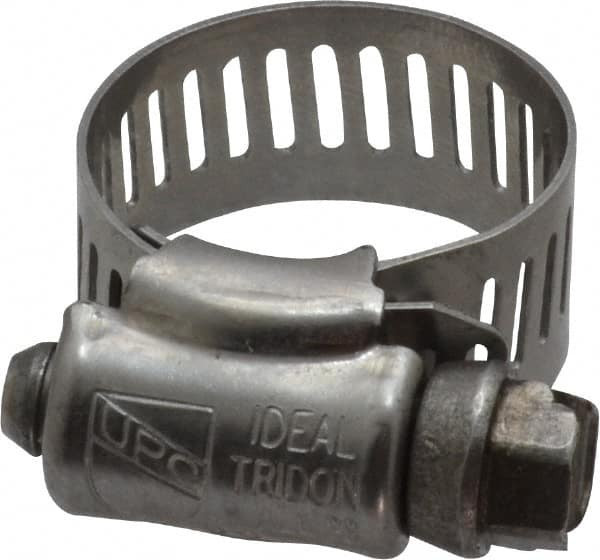 Ideal-Tridon SAE Size 8, 7/16 to 1" Diam, Stainless Steel Worm Drive ...