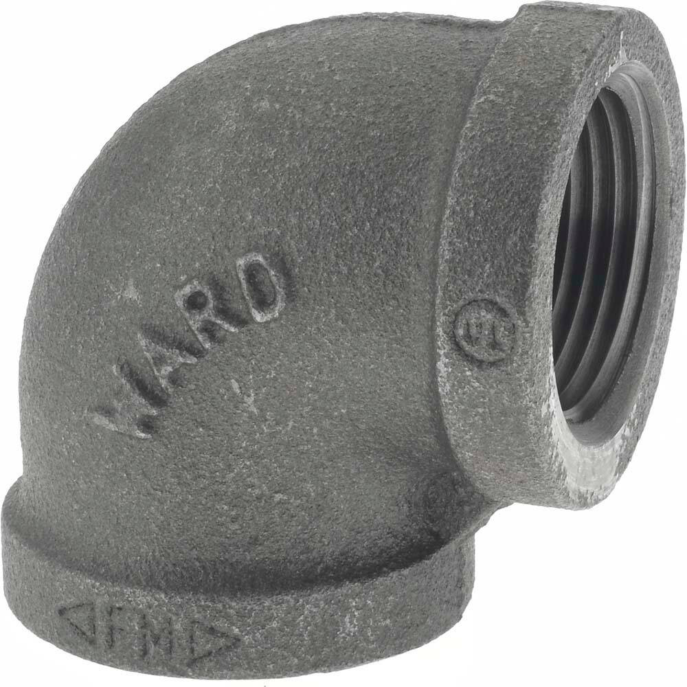 Made in USA Size 1", Class 150, Malleable Iron Black Pipe 90° Elbow 150 ...