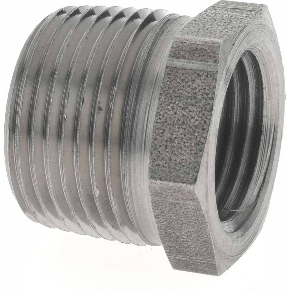 Made in USA Size 3/4 x 1/2", Class 150, Steel Black Pipe Hex Bushing ...