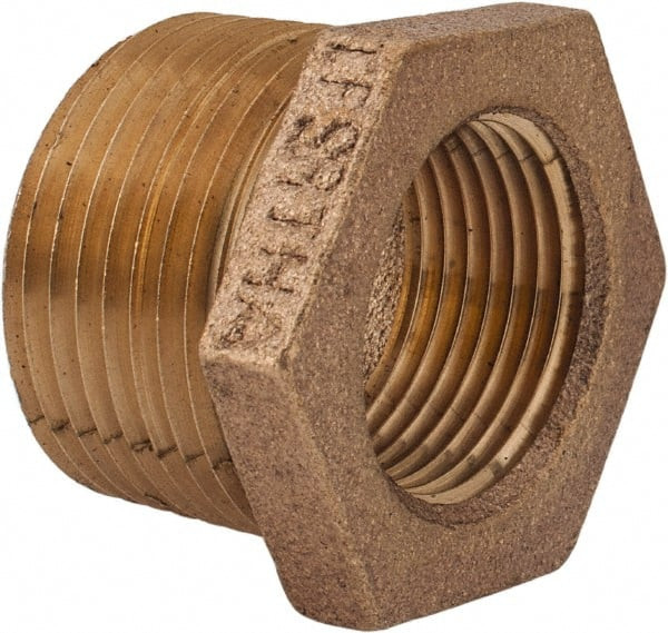 Merit Brass 1 X 3 4 MNPT X FNPT Hex Bushing 125 Psi Brass XNL114 1612 Merit Brass 1 X 3 4 MNPT X FNPT Hex Bushing 125 Psi Brass XNL114 1612